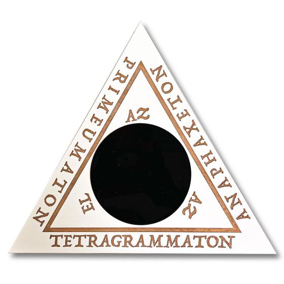 Triângulo Goetia Luciferiano 40 cm Goécia Luciferiana Goétia de Lucifer ...