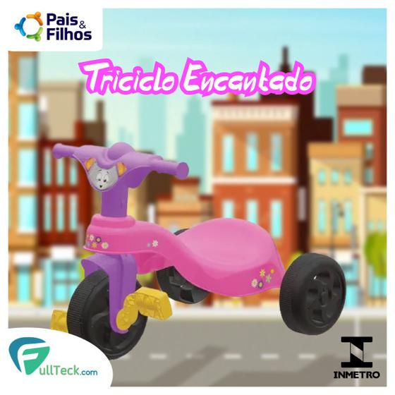 Triciclo Encantado e Fast Motoca Infantil Pais & Filhos - Velotrol e ...