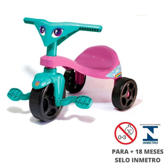 Triciclo Rosa Velotrol Omotokinha Criança Diversão Garantida - Omotcha ...