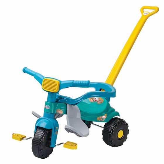 Triciclo Velotrol Infantil Do Cebolinha Azul C/ Proteção - Magic Toys ...