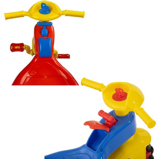 Triciclo velotrol motoka motika Toy Kids 873 Com Haste Para Empurrar ...