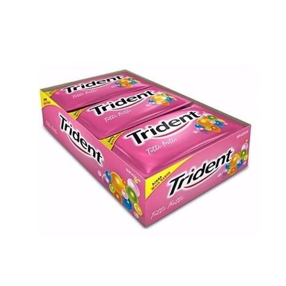 Trident Chiclete Sabor Tutti-frutti 21 Unidades - Chicletes e Gomas ...