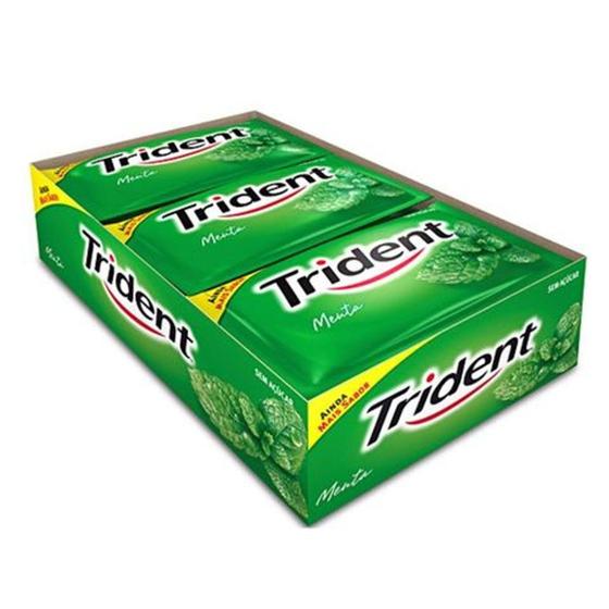 Trident Menta Verde c.21 - Mondelez - Chicletes e Gomas - Magazine Luiza