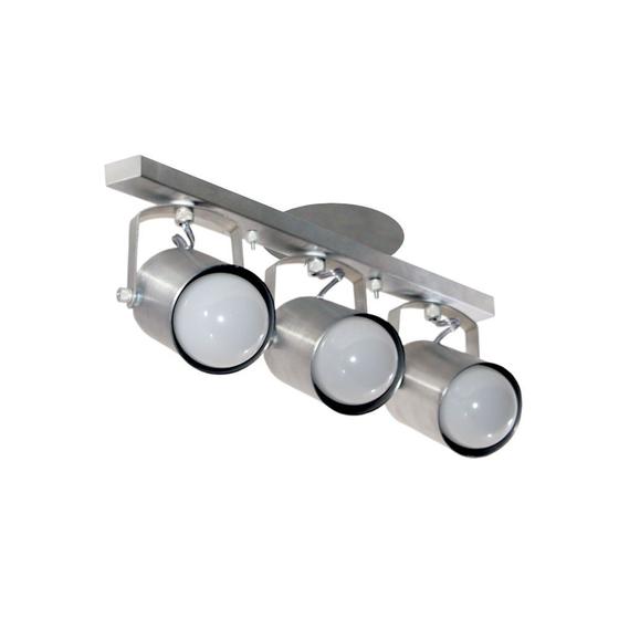Trilho de 40cm com 03 Spots direcionáveis 360 graus Ideal Cozinha, Sala ...