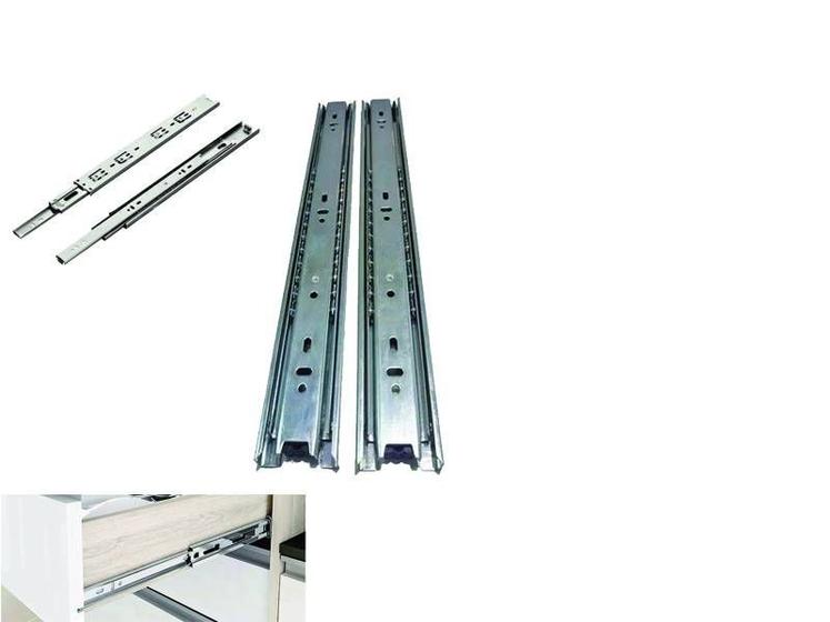 Trilho telescópico 450mm normal h45 - hafele - Corrediça para Móveis ...