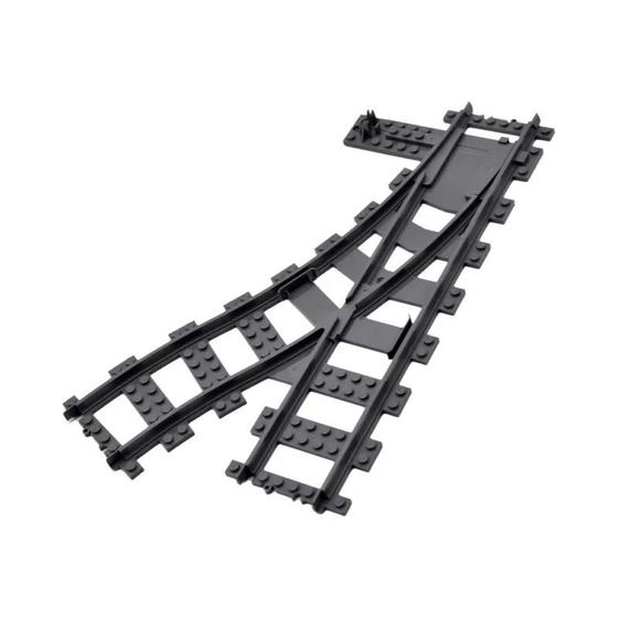 Trilhos De Trem Curvos Retos Bifurcados Flexíveis MOC City Crossing ...