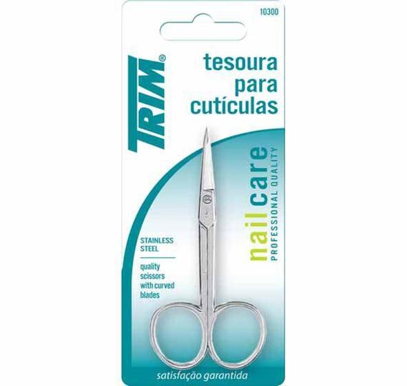 Trim tesoura de cutícula de qualidade profissional, 1 unidade - Mundial ...
