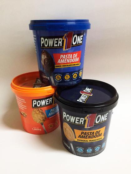 TRIO POWER ONE - Tradicional 1KG, Crocante 1KG, Chocolate com Avelã 1KG ...
