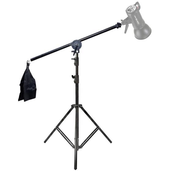 Tripé De Iluminação Braço Articulado 2,40 Mt Tipo Girafa - greika ...