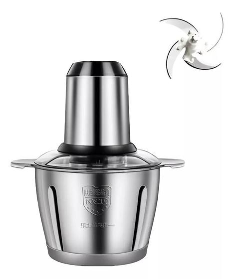 Triturador de Alimentos 1200W Processador de Leguminosas de Carne Inox 3 Litros 220v - 3L MOEDOR ...