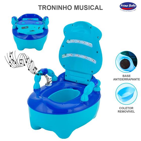 Troninho Infantil Pinico Fazendinha Musical Desfralde Prime - Prime ...