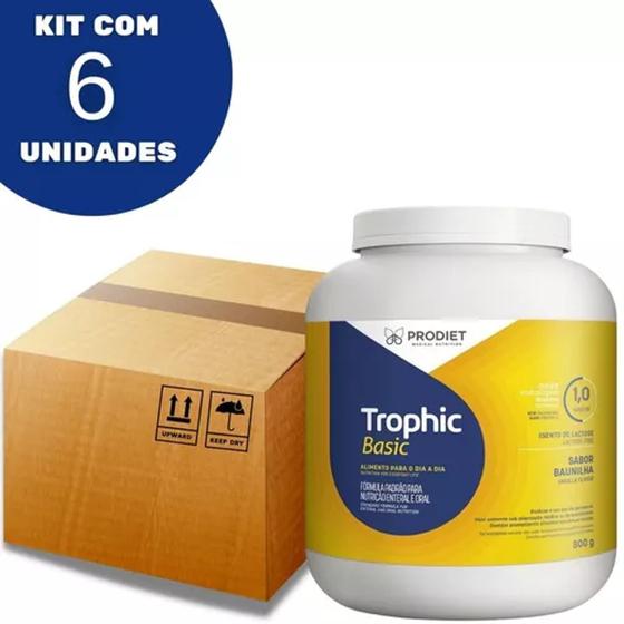 Trophic Basic 800g - Kit Com 6 - Prodiet - Complemento Alimentar Adulto - Magazine Luiza