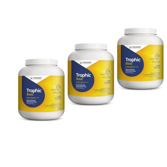 Trophic Basic Enteral - KIT com 3 UNIDADES - Prodiet - Nutrição Enteral ...