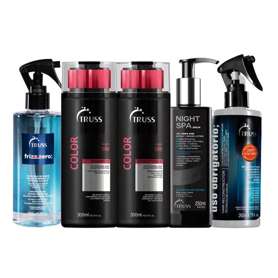 Truss Kit Color Frizz Zero Night Obrigatório (5 Produtos) - Kit de ...