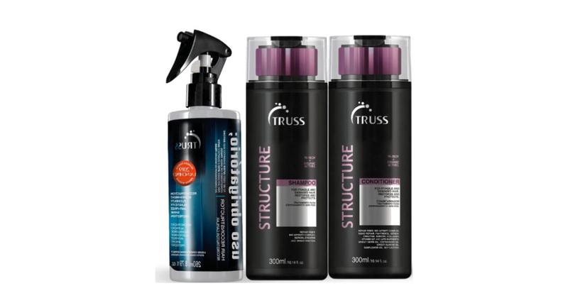 Truss Structure Shampoo e Condicionador + Uso Obrigatório - Kit de ...