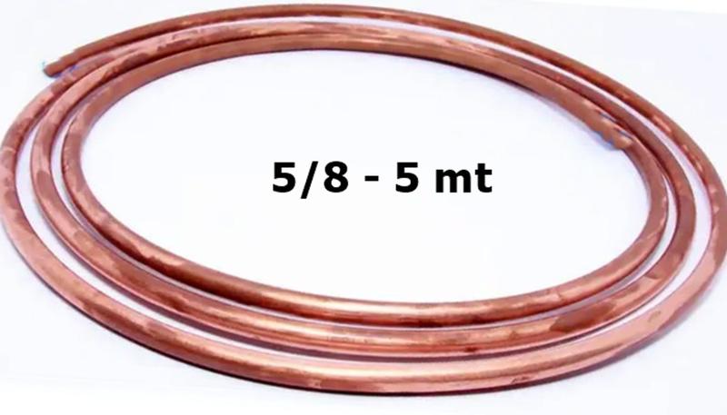 Tubo Cano Cobre rolo Flexivel Panqueca 5/8 5 Metros - Eluma - Cobresul ...