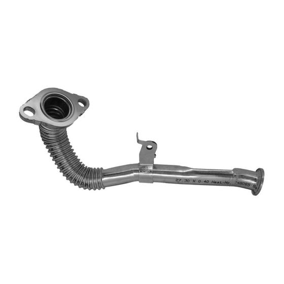 Tubo Da Valvula Egr Master 2.3 16V 2013 Em Diante 8200889758 - Renault ...