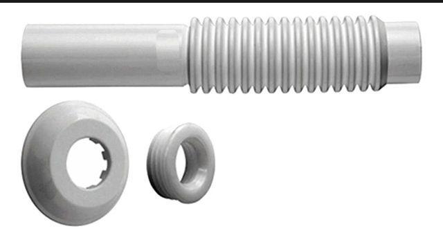 Tubo de ligação ajustável vaso sanitário flexível branco - DELFLEX ...