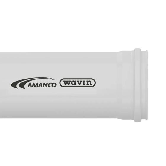 Tubo Esgoto PVC DN75 6 Metros Resistente Original Amanco - Tubo para ...