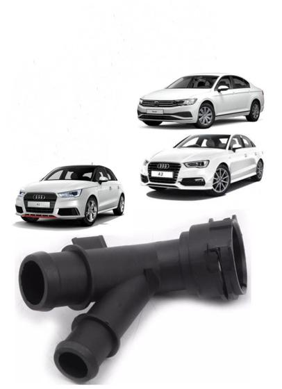 Tubo Flange Conector Radiador Água A1 A3 A4 A5 TT Golf Passat Jetta 1.8 ...
