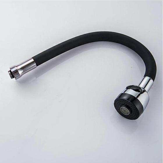 Tubo Mangueira Gourmet para Torneira Flexível Preto Cozinha Mesa ...