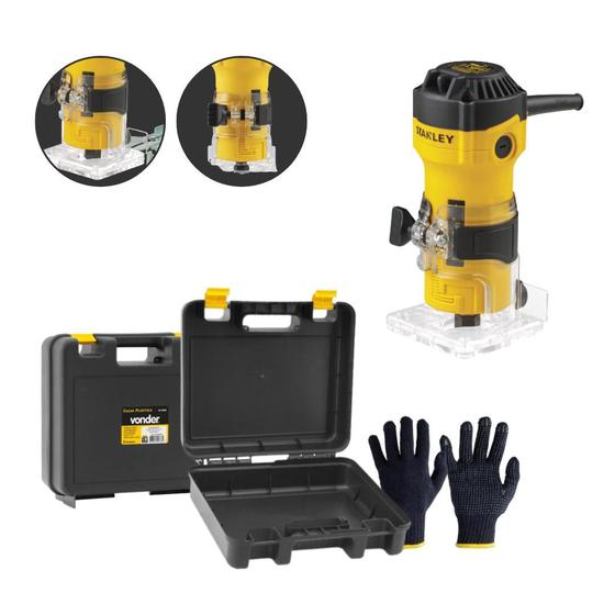 Tupia de Laminados 550W 1/4" c/ Maleta ST55 Stanley - Stanley - Outros ...