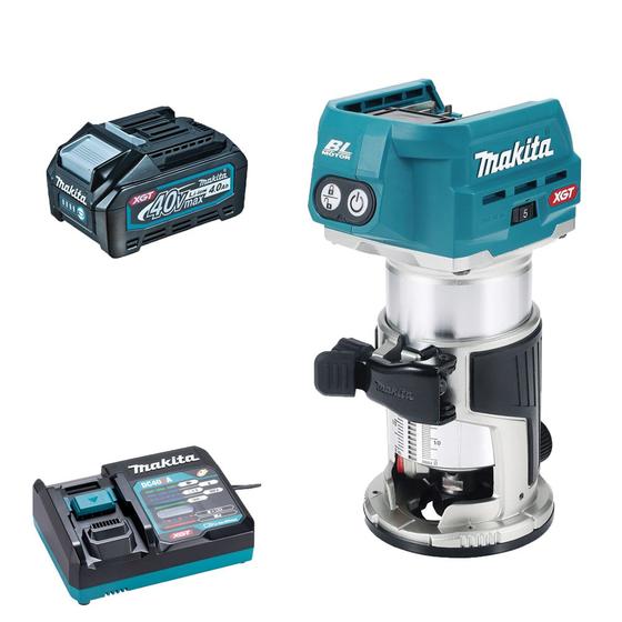 Tupia Laminadora 40v XGT RT001 Bateria 4.0Ah Makita 220v - Outros ...