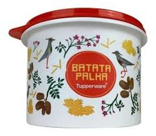 Tupper caixa batata palha floral da tupperware - Vasilha - Magazine Luiza