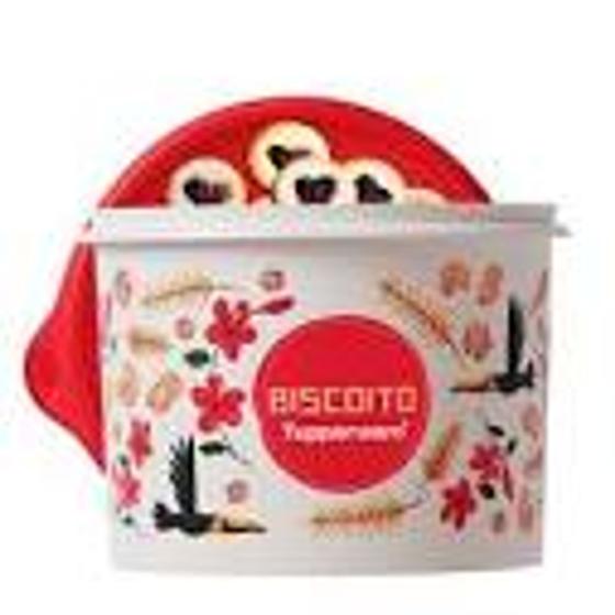 Tupper Caixa Biscoito Floral 2,4L - Tupperware - Pote - Magazine Luiza