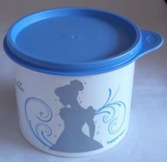Tupper redondinha da princesa cinderela da disney 500ml-tupperware ...