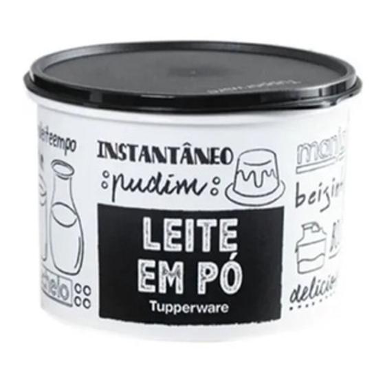 Tupperware armazenagem mantimentos preto e branco - Porta mantimentos ...