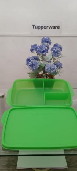 Tupperware Basic Line com Divisórias 1L Verde - Pote - Magazine Luiza