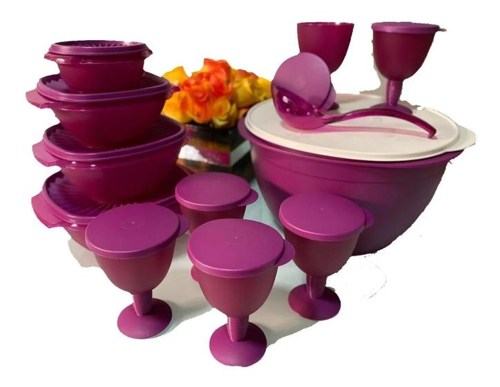 Tupperware Bea Pda Sensação 12peças - Pote - Magazine Luiza