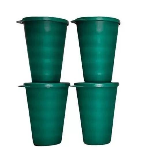 Tupperware Copo Murano 500ml kit 4 peças Verde - Copos - Magazine Luiza