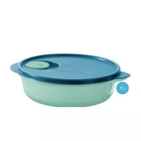 Tupperware Cristalwave 1 Litro Microondas Marmita Original Verde - Pote ...