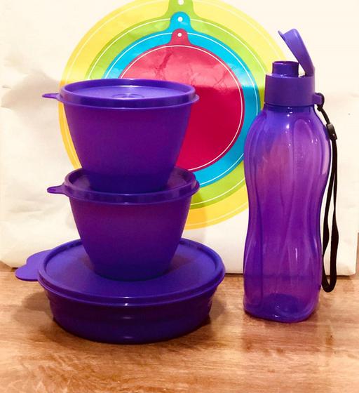 Tupperware Importada Kit Poeme Visual 600ml + Caçulinha 400ml+Eco ...