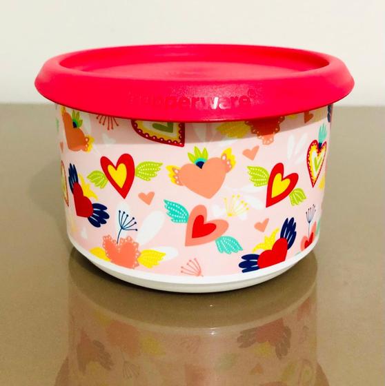 Tupperware Importada Toque Magico Instantânea Coração 575ml - Pote ...