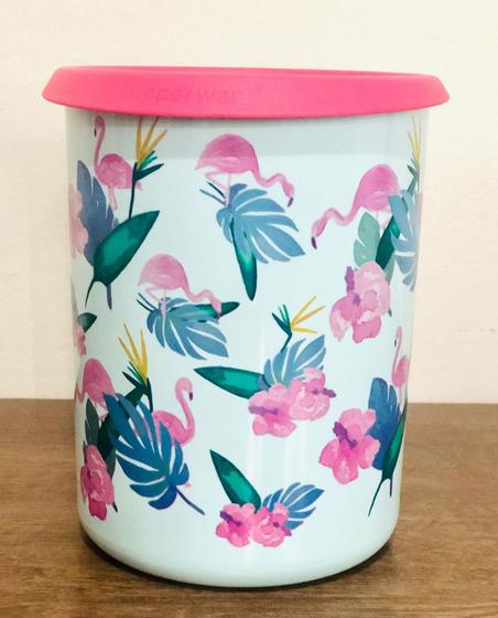 Tupperware instantânea mágica flamingo floral 1,3 l - Pote - Magazine Luiza