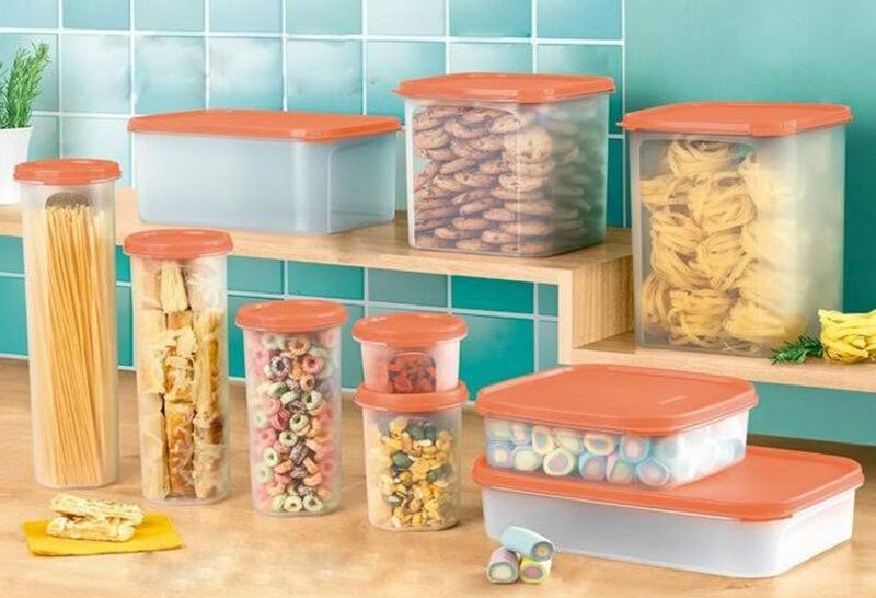 Tupperware Kit Armazenagem Cozinha Compacta Modulares 10 peças - Pote ...