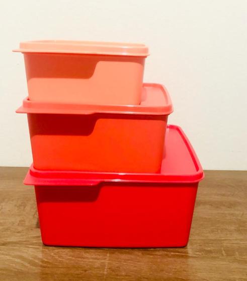 Tupperware Kit Basic Line 3 peças - Pote - Magazine Luiza
