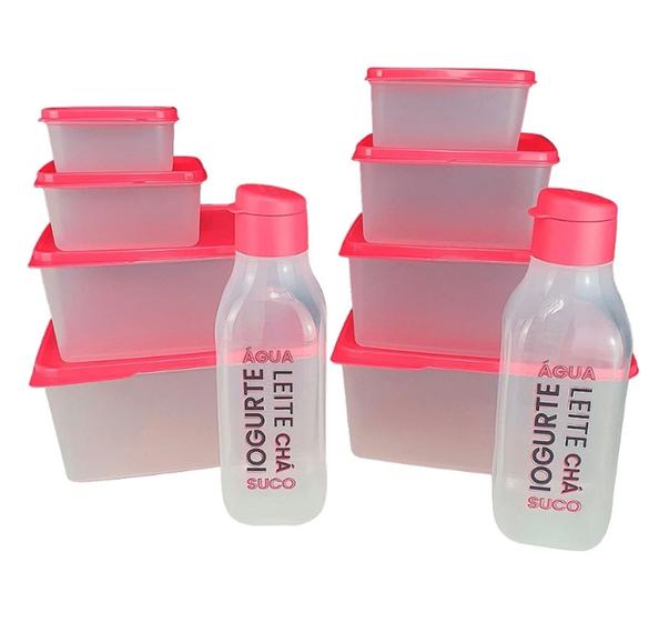 Tupperware Kit Basic Line Refrigerador 10 peças - Pote - Magazine Luiza