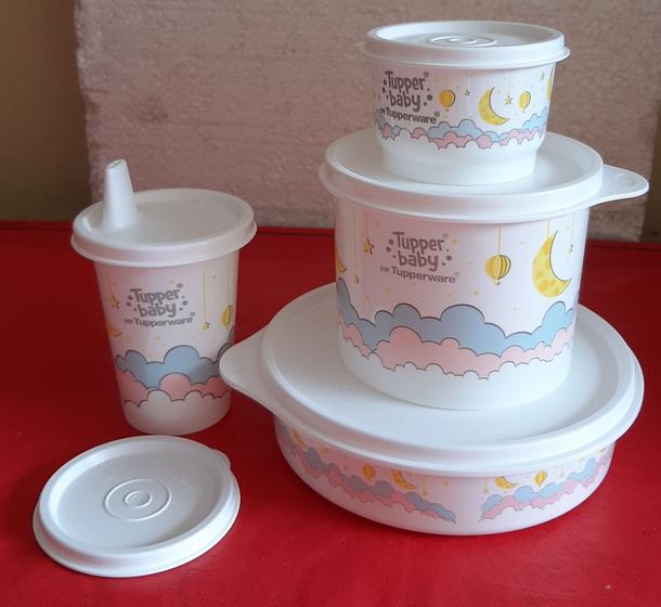 Tupperware Kit Infantil Tupper Baby - 4 peças - Pote - Magazine Luiza