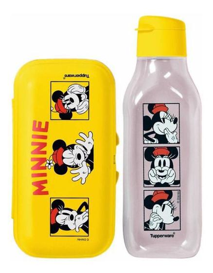 Tupperware Kit Minnie Garrafa Eco Tupper + Porta Sanduíche - Pote ...