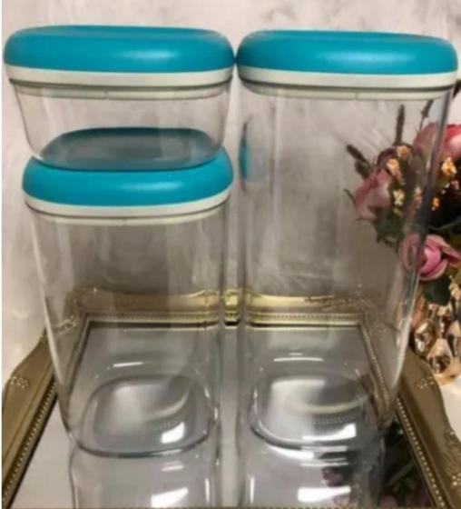 Tupperware kit modulares clear 3 peças - Pote - Magazine Luiza