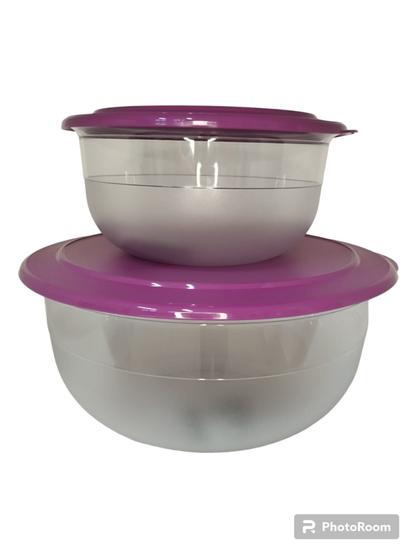 Tupperware Kit Tigela Cristal 2L+6L Policarbonato Original - Tigela ...