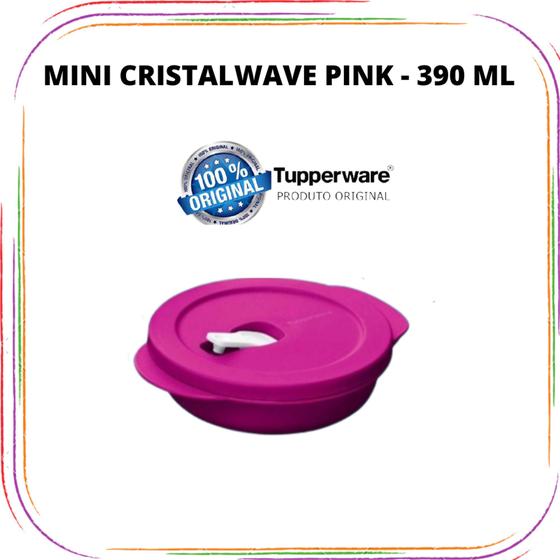 Tupperware Marmita Mini Cristalwave Microondas 390 Ml - Marmitas - Magazine Luiza