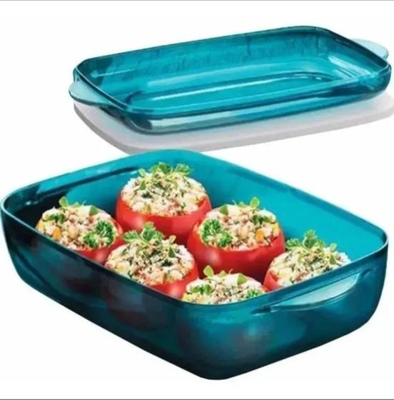 Tupperware Microplus Retangular 1,7 Litros. - Pote - Magazine Luiza