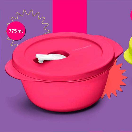 Tupperware Mini Cristalwave 775ml Geração II Rosa Neon - Pote ...