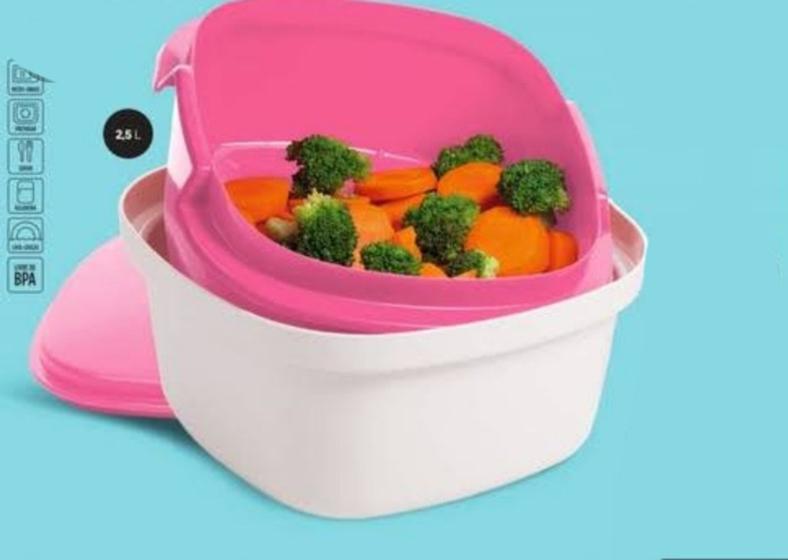 Tupperware Múltipla 2,5L Rosa - Pote - Magazine Luiza