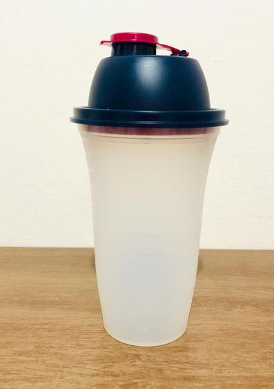 Tupperware Quick Shake II 500ml Tampa Azul Naval e Púrpura - Bar e ...